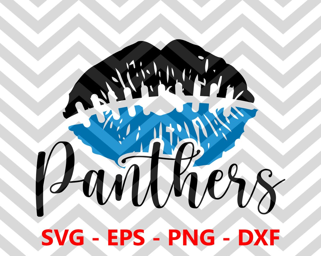 Panthers Lips Svg, Panthers Svg, Panthers Png, Panthers Clipart ...