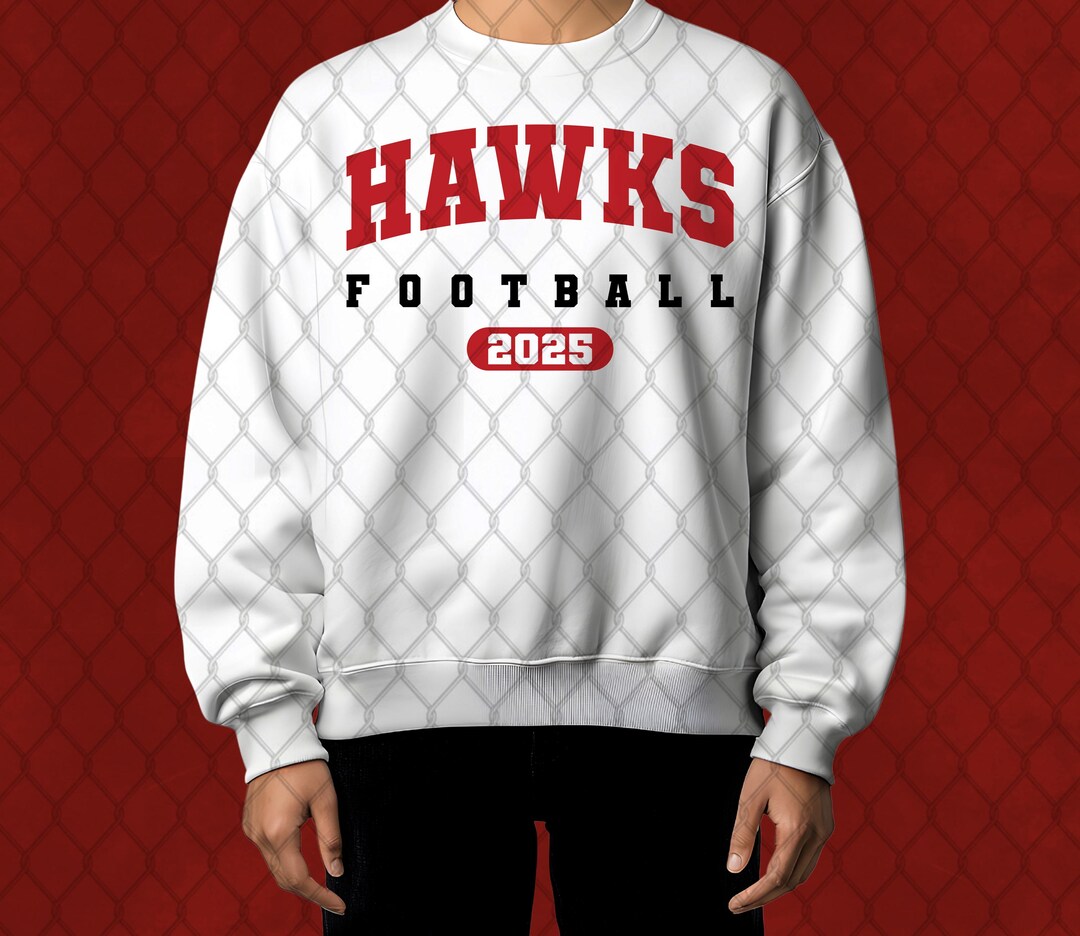 Hawks Football 2025 Mascot Svg, Hawks Png Sublimation Digital Download ...