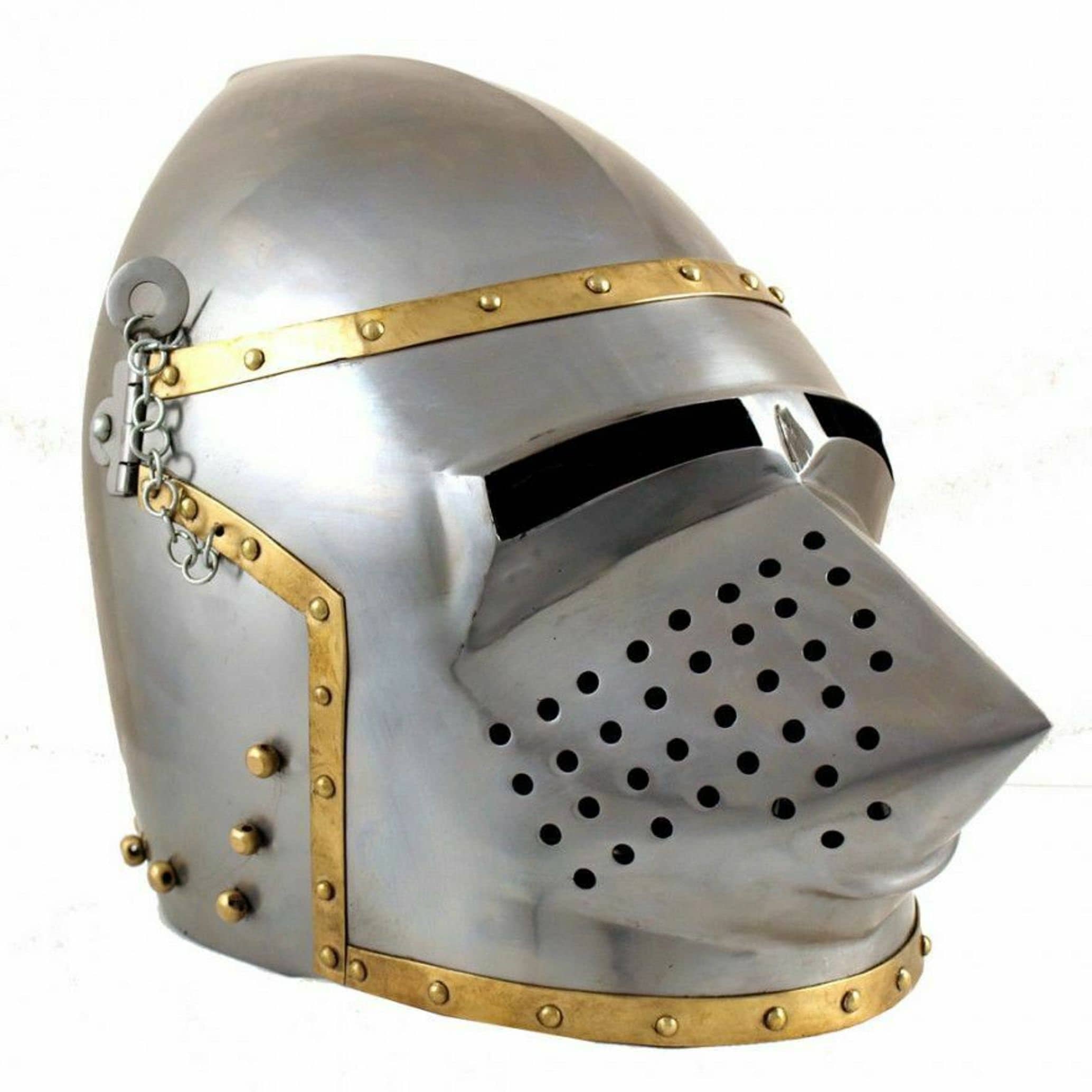 Adults Helmet Hounskull Pigface Bascinet Functional - Etsy Denmark