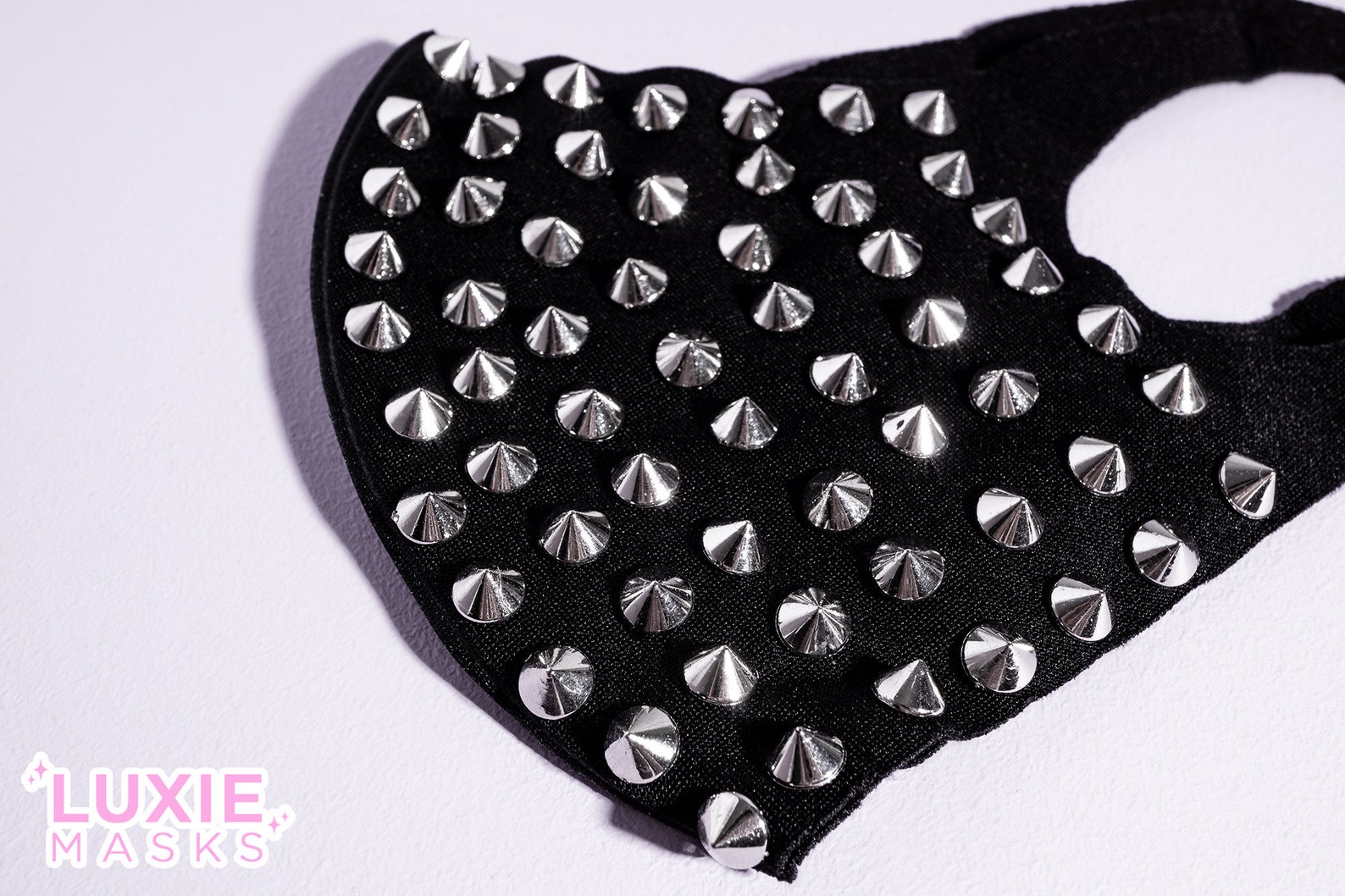Studded Face Mask Spike Face Mask Made in the USA - Etsy
