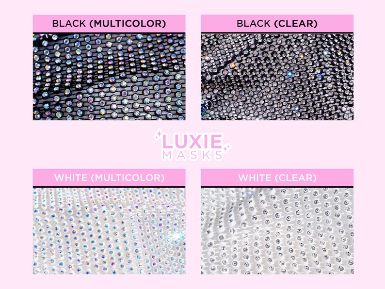 Crystal Face Mask Rhinestone Face Mask Bling Face Mask - Etsy