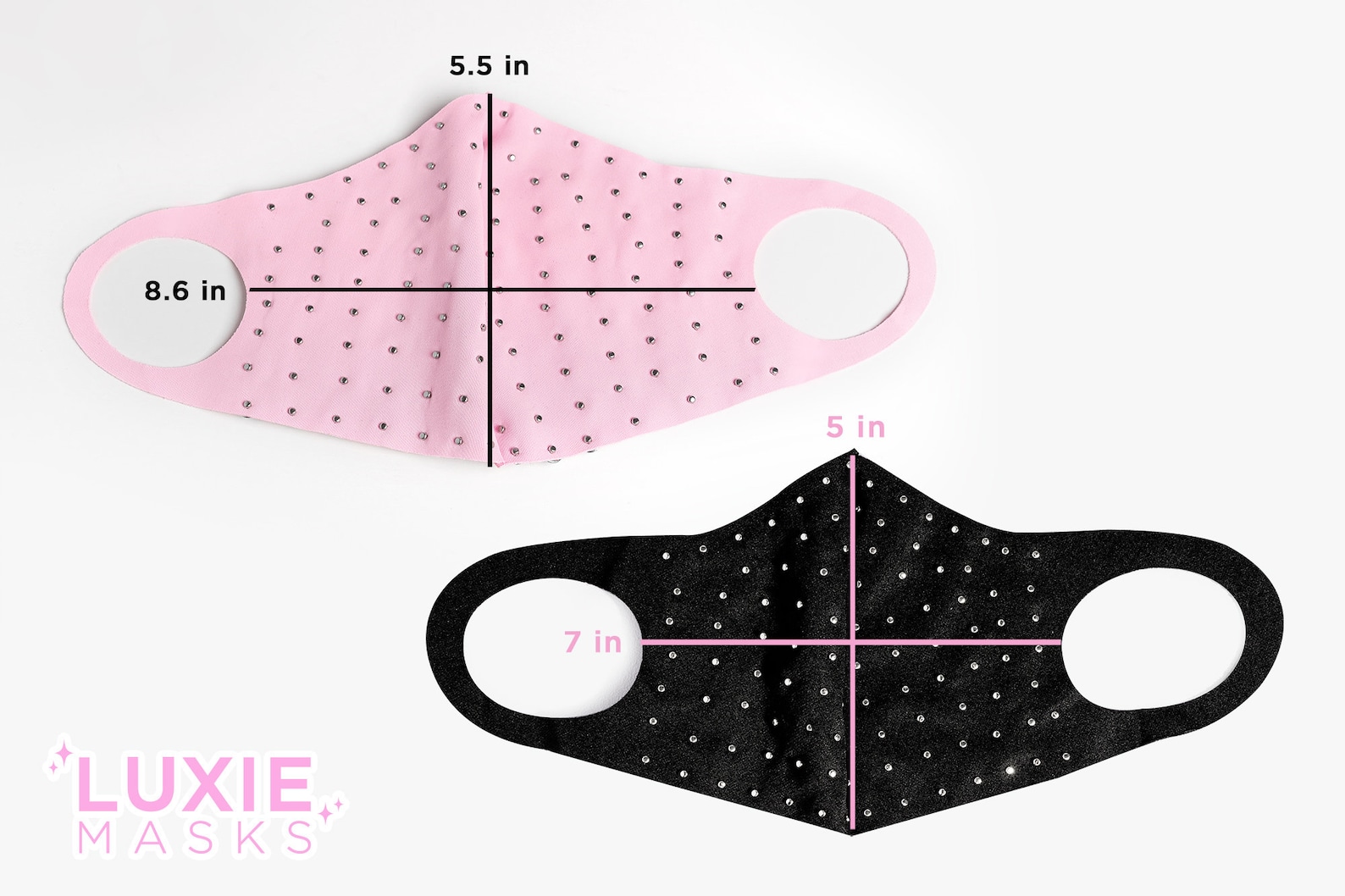 Studded Face Mask Spike Face Mask Made in the USA - Etsy