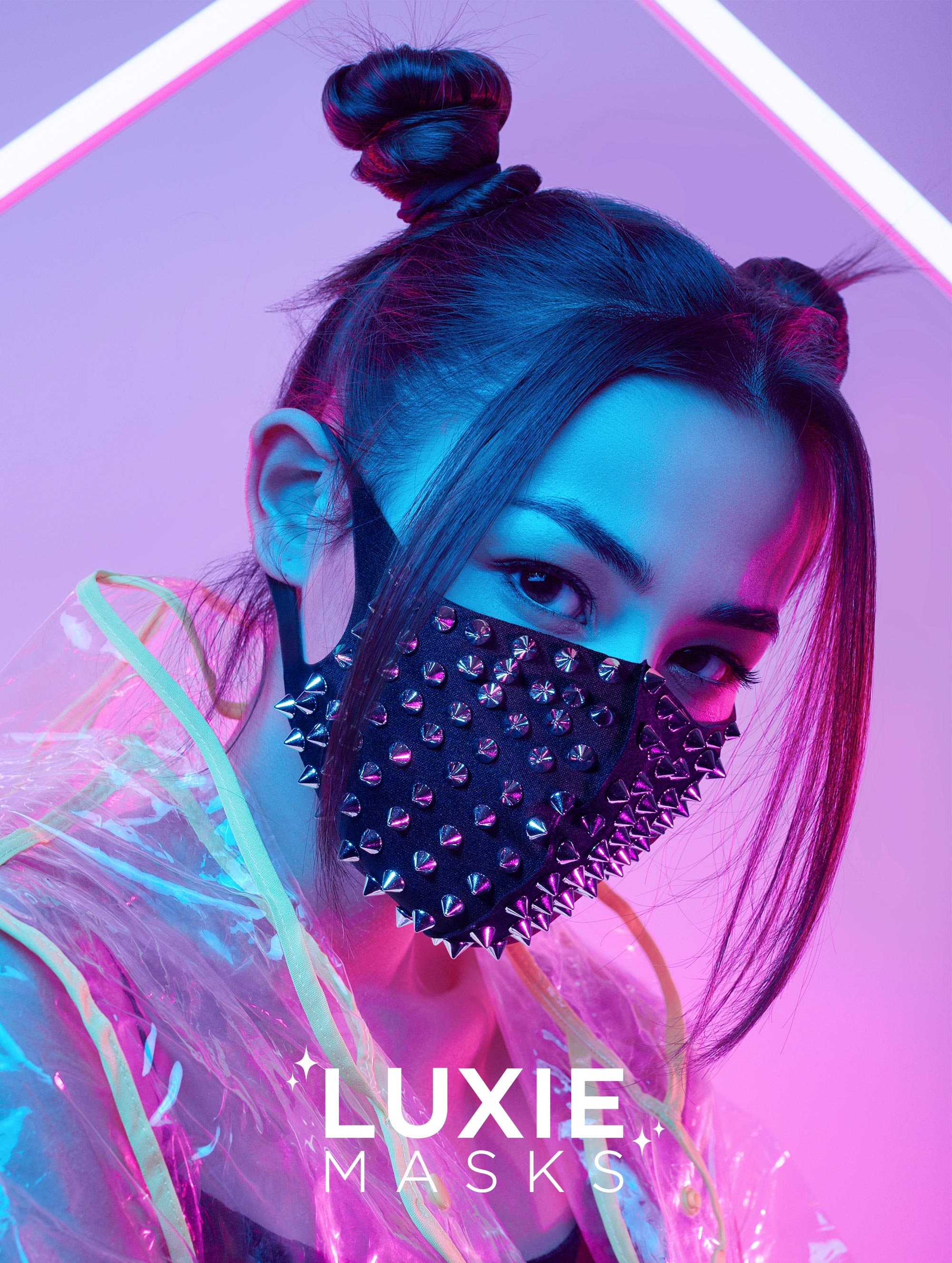 Studded Face Mask Spike Face Mask Made in the USA - Etsy Canada