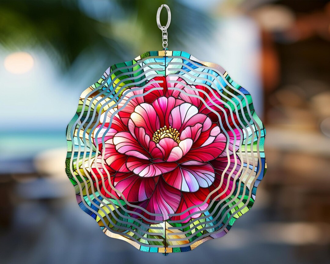 Alabama State Flower Camellia Wind Spinner, Unique Gifts for Alabama ...