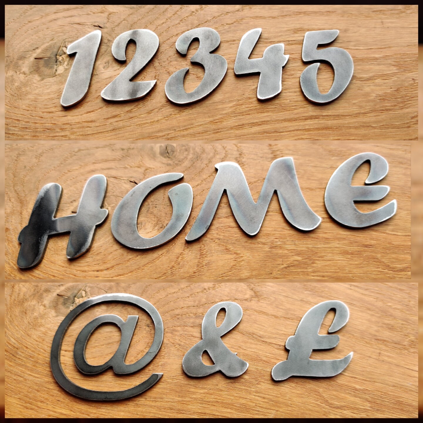 METAL LETTERS NUMBERS Small 2 Inch Sign Word Custom Lettering | Etsy