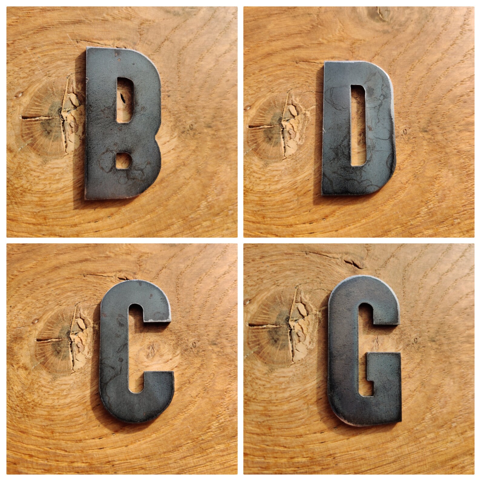 METAL LETTERS NUMBERS Small Sign 2 Inch Word Home Room | Etsy