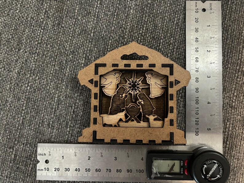 SVG Manger (pesebre) Shadow Box Laser Cut Files - Etsy Canada
