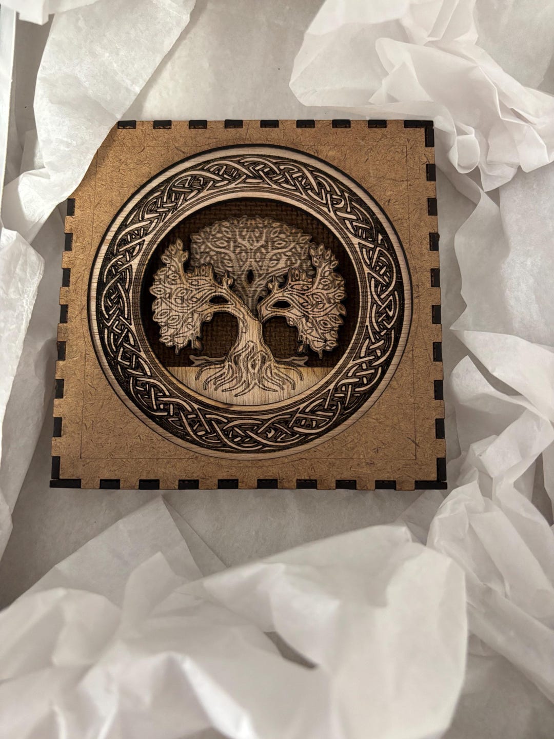SVG Tree of Life Shadow Box Laser Cut Files - Etsy