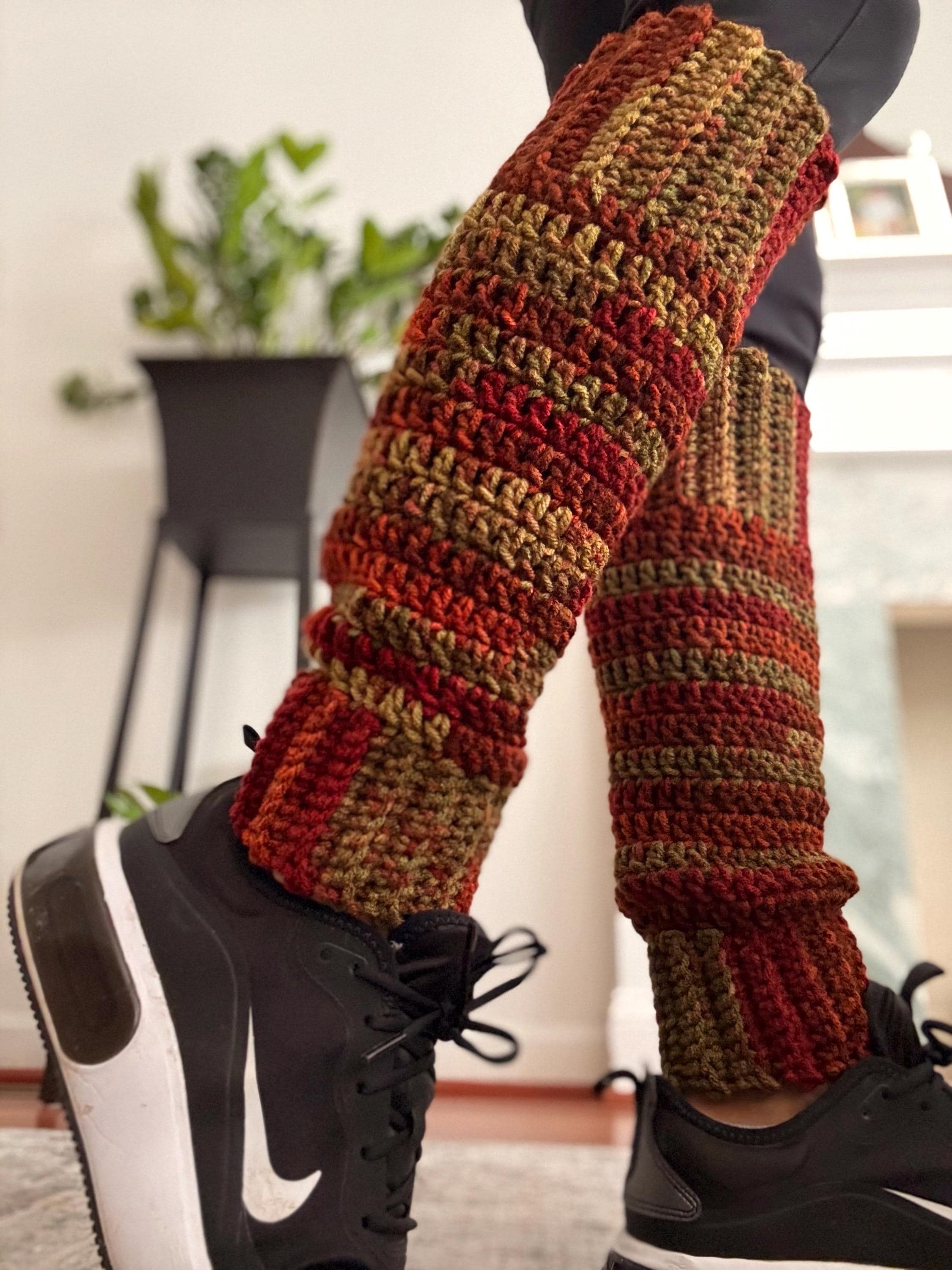 Leg Warmers - Handmade Crochet - Custom Colors Available! - Etsy