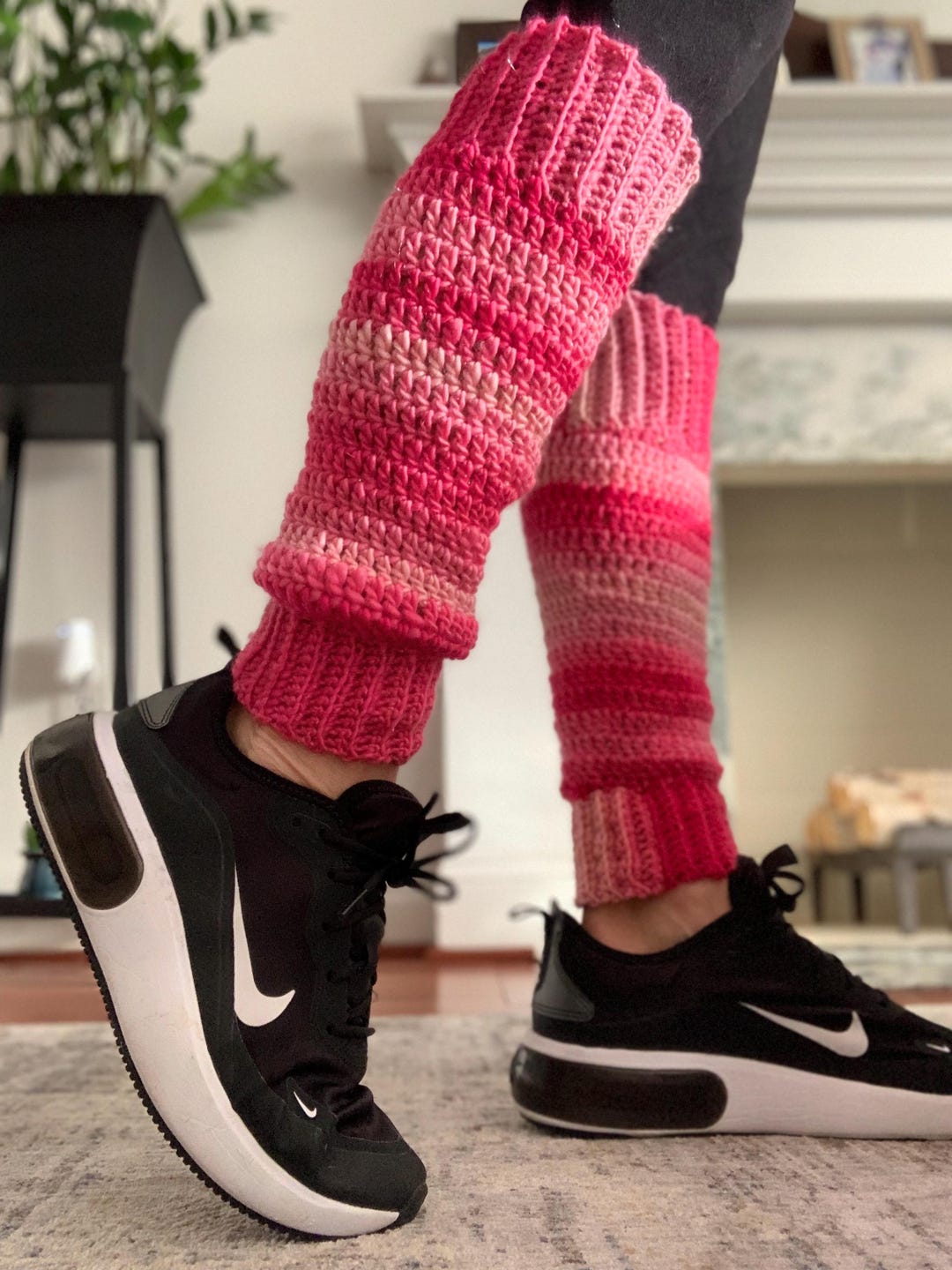 Leg Warmers - Handmade Crochet - Custom Colors Available! - Etsy