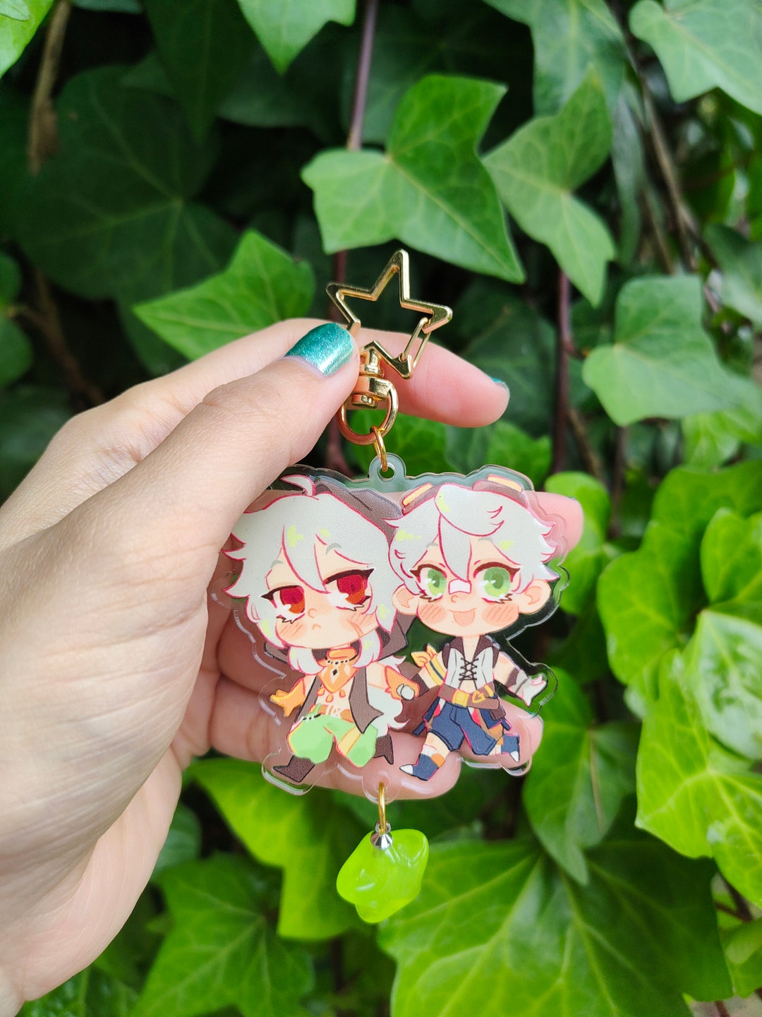 Acrylic Keychain Razor X Bennett Genshin Impact - Etsy