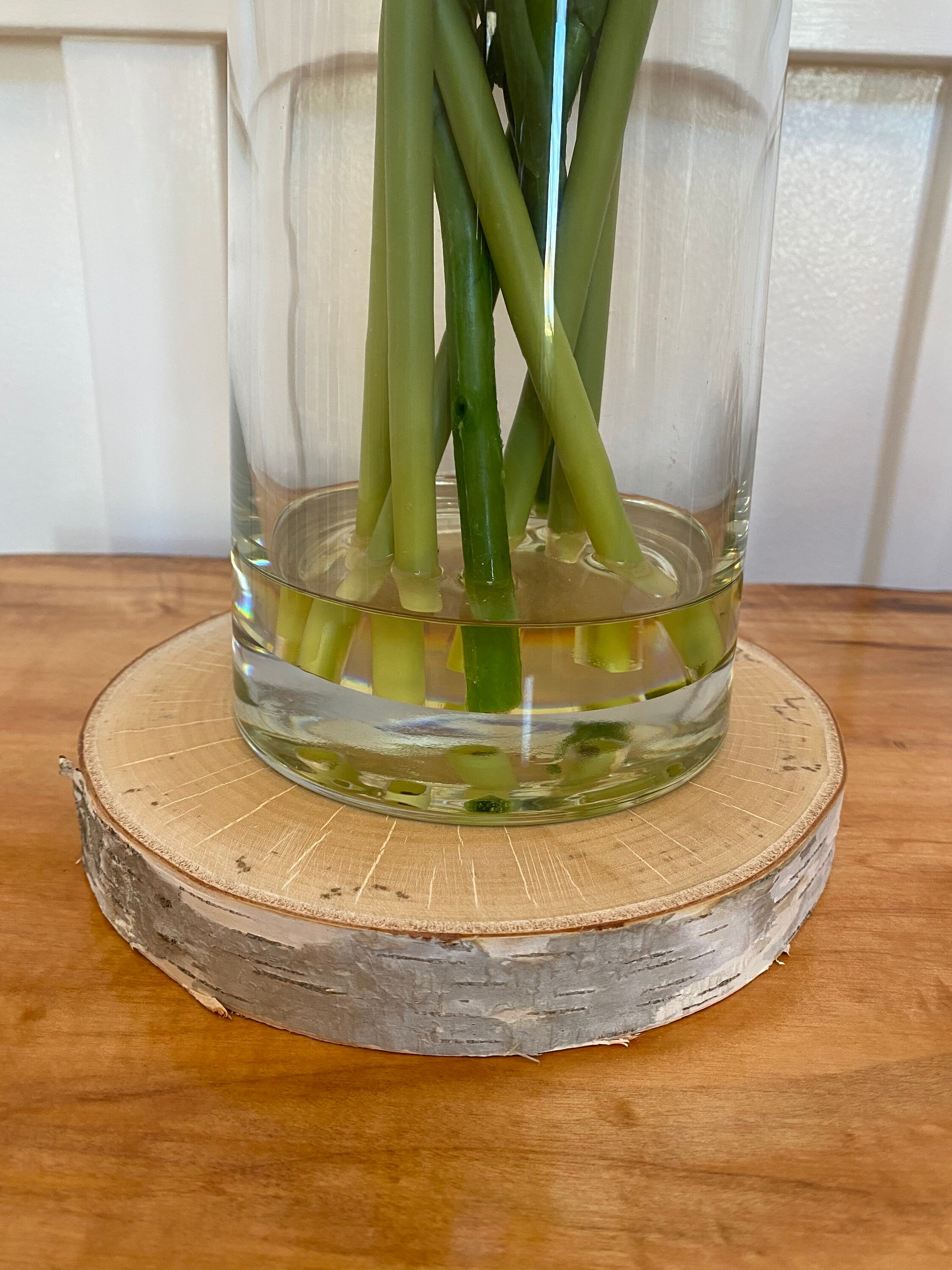 Birch Live Edge Candle Holder, Trivet, Decor, Decoration, Alexa Stand ...