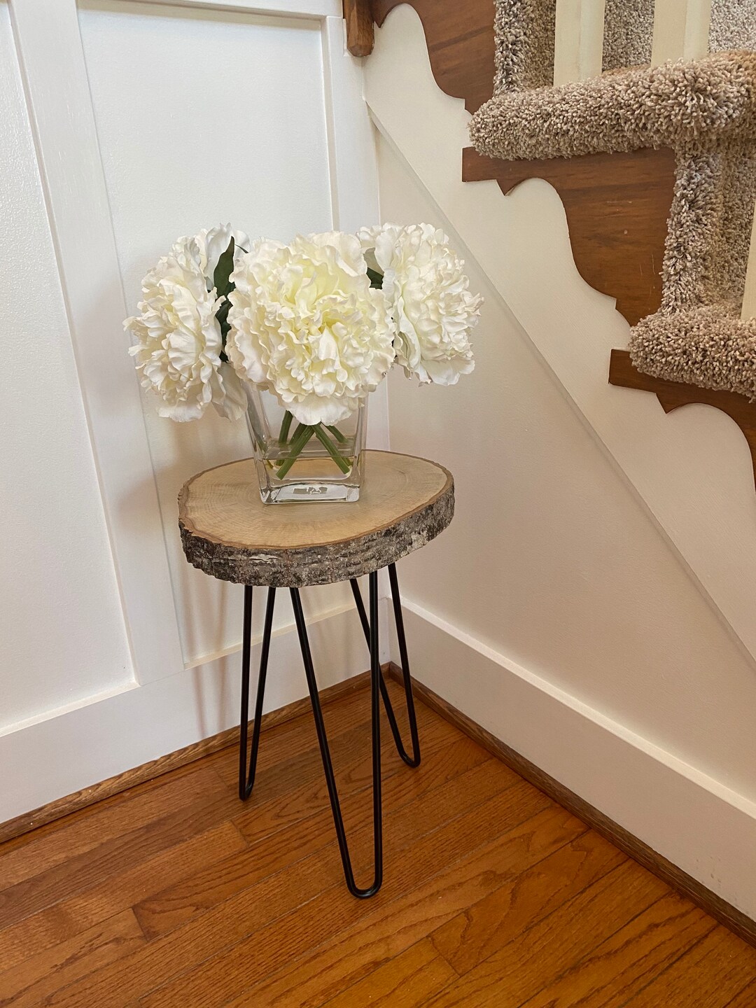 Rustic Aspen Wood Slice Stool, Entry Table, End Table - Etsy