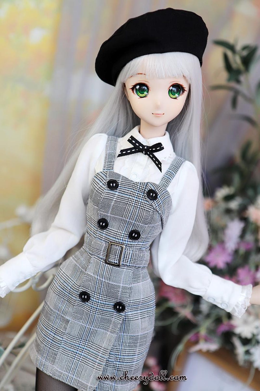 Leisurely Autumn Gray Check: DD, Smart Doll, SD16, Sdgr Costume - Etsy