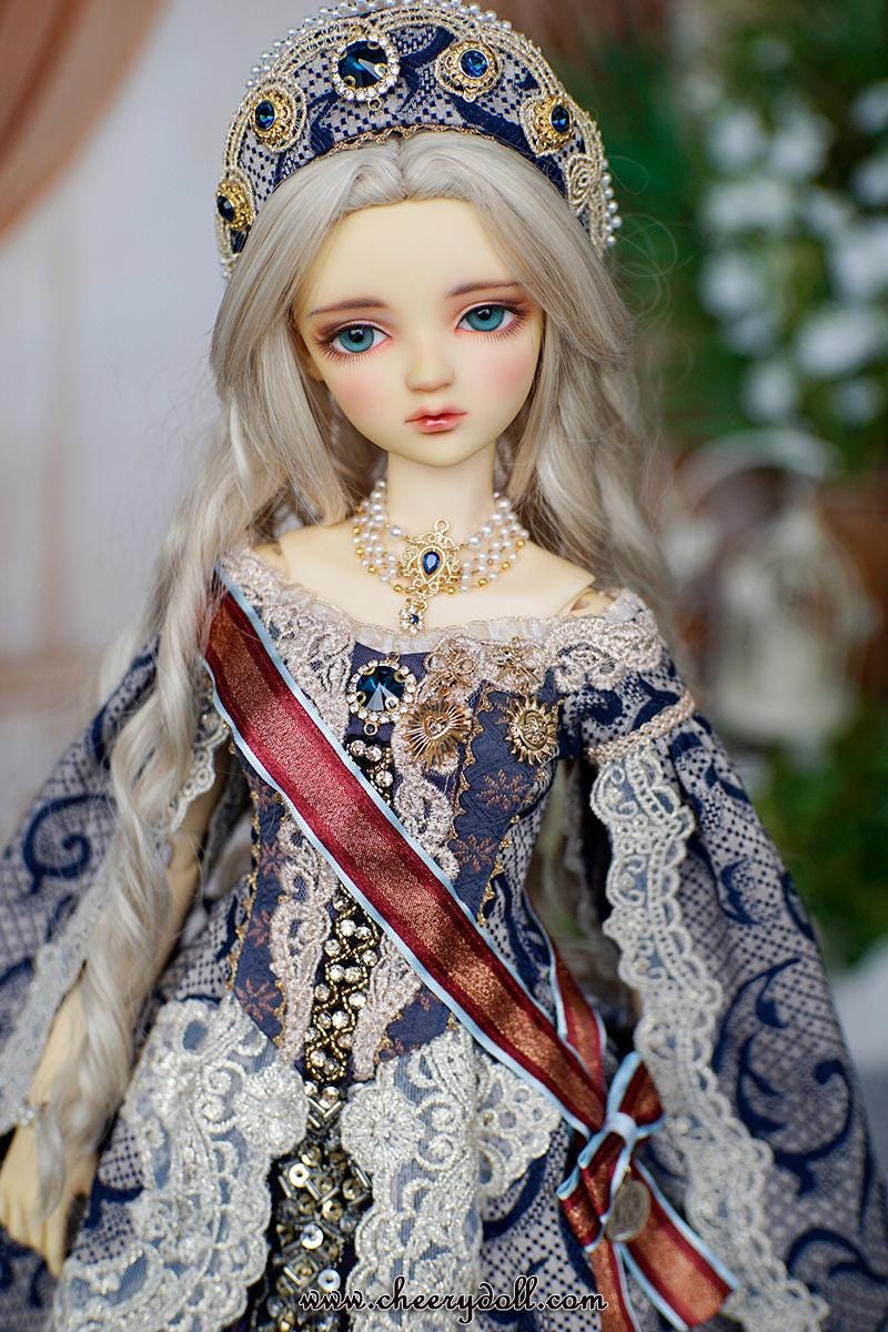Smart Doll, DD, BJD Dress Set-european Classic Dress Set Queenly Grace ...