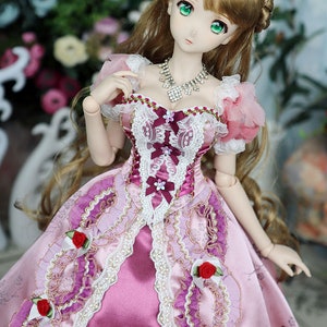 DD, Smartdoll, BJD Dress Set-european Classic Dress-cherry Blossom - Etsy