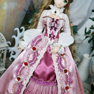 DD, Smartdoll, BJD Dress Set-european Classic Dress-cherry Blossom - Etsy