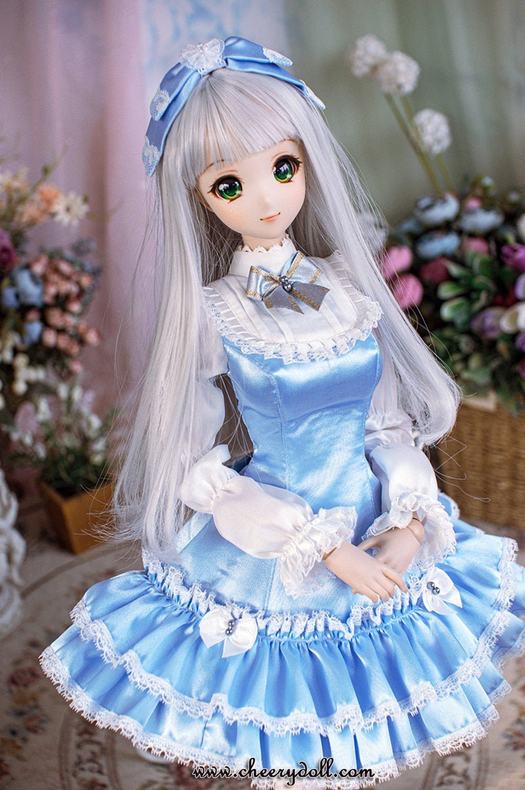 Dd,smart Doll Dress Set My Pure Girl Sky Blue - Etsy