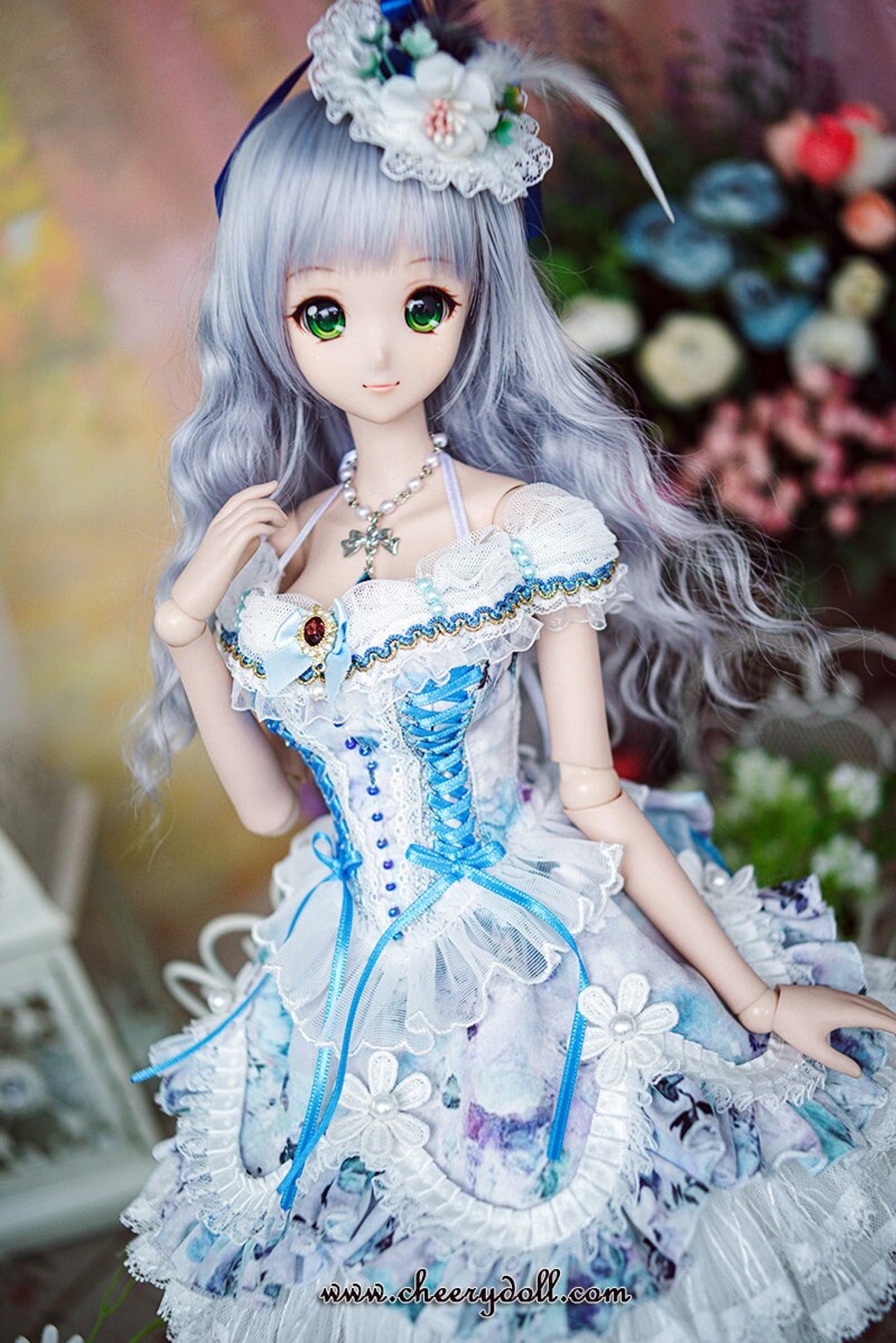 DD, Smart Doll, BJD Dress Set-like a Sweet Cake-blue - Etsy