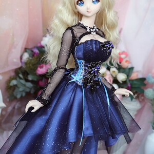 DD, Smartdoll, BJD Drees Set-a Cheery Mood-noble Blue - Etsy