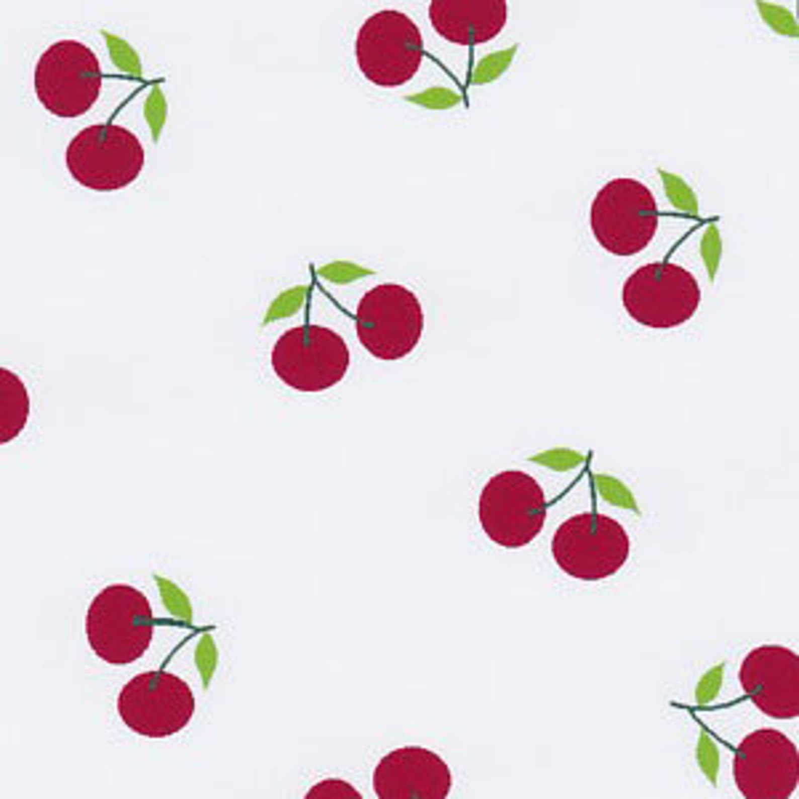 Tissu Imprimé Cerise Tissu Cerise Tissu Pique Vêtements - Etsy France