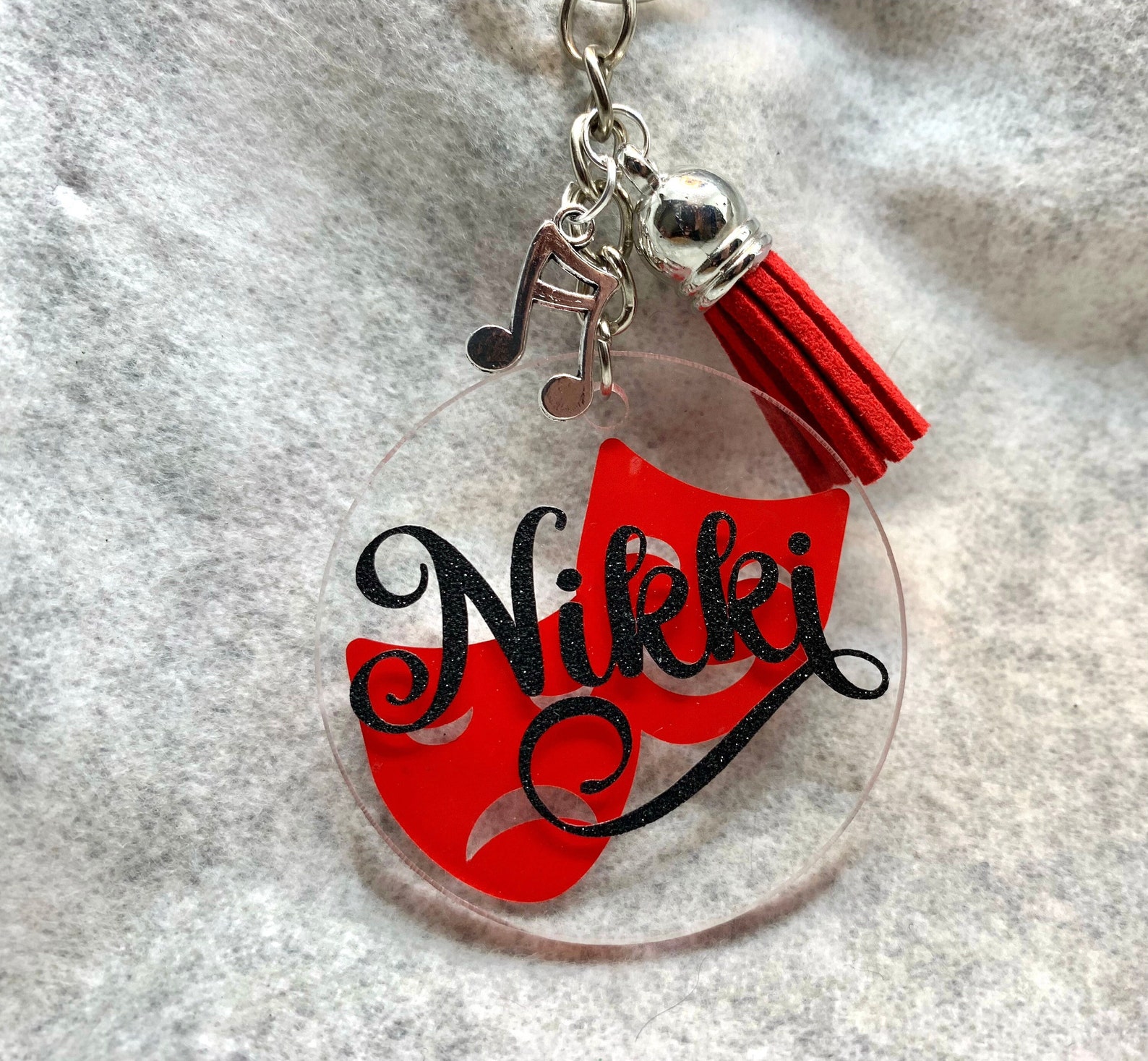 Keychain THEATER Acrylic Personalized Drama Musical - Etsy