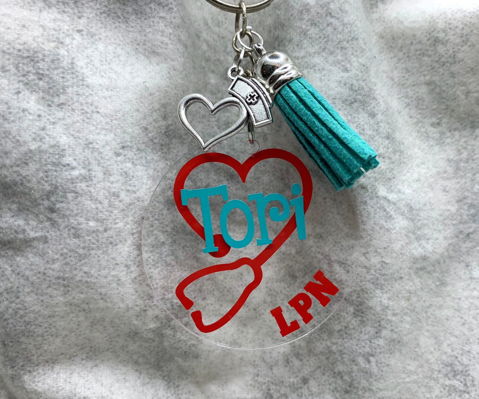 Keychain Nurse/doctor STETHOSCOPE Acrylic Personalized - Etsy