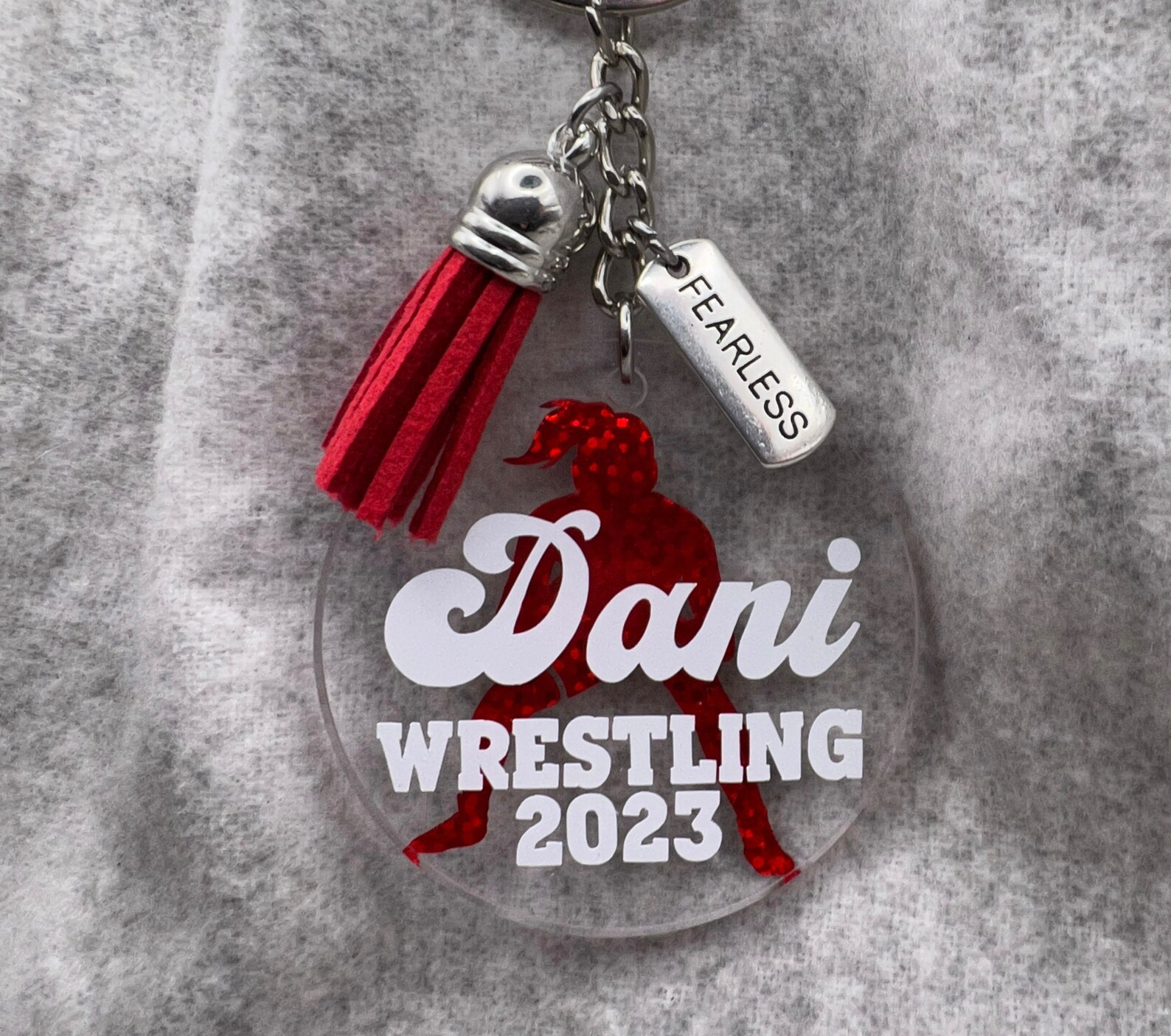 Keychain WRESTLING Acrylic Personalized Wrestling Gift - Etsy