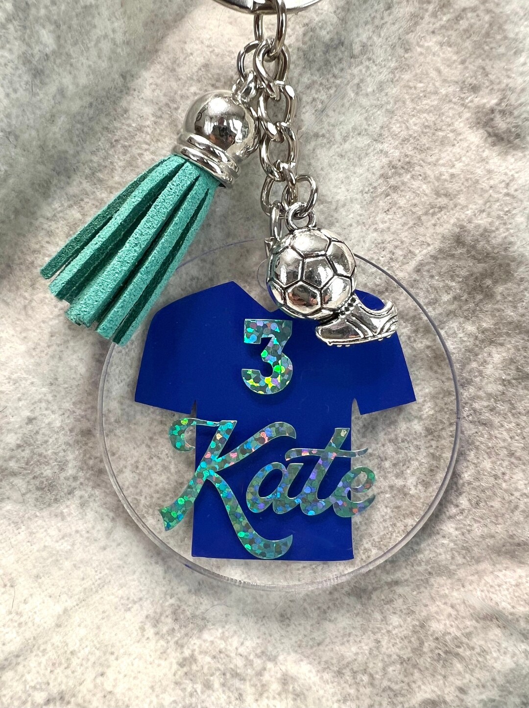 Keychain, SOCCER 2" Acrylic Personalized (soccer Team), Bag Tag ...
