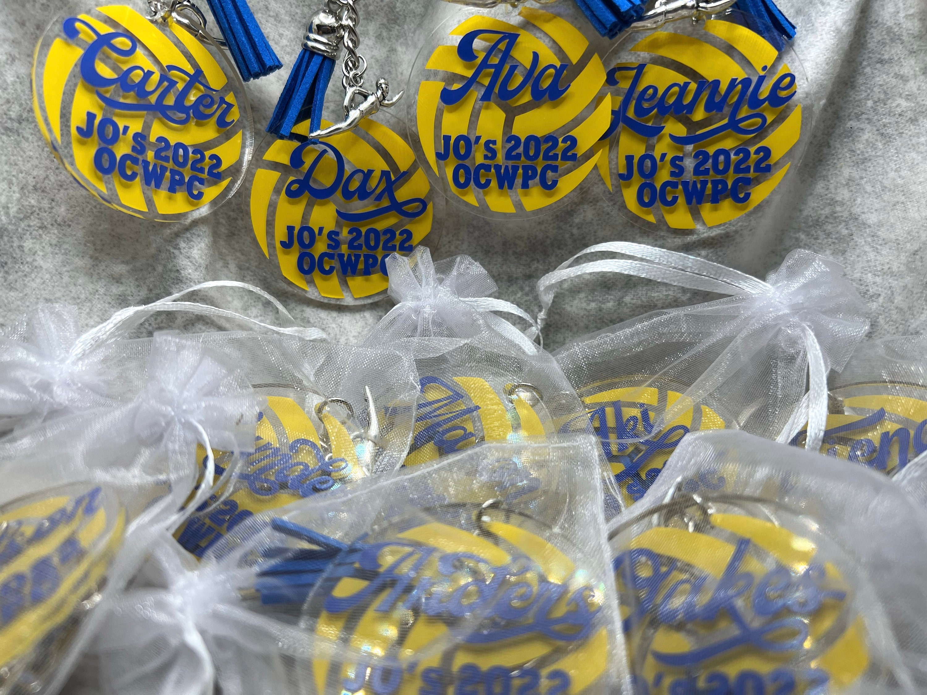 Keychain, WATER POLO 2" Acrylic Personalized, Water Polo Gift, Water ...