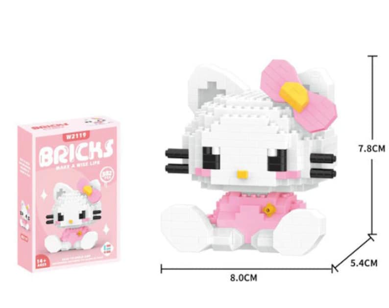 Sanrio Hello Kitty Sanrio Legos Anime Hello Kitty Building - Etsy