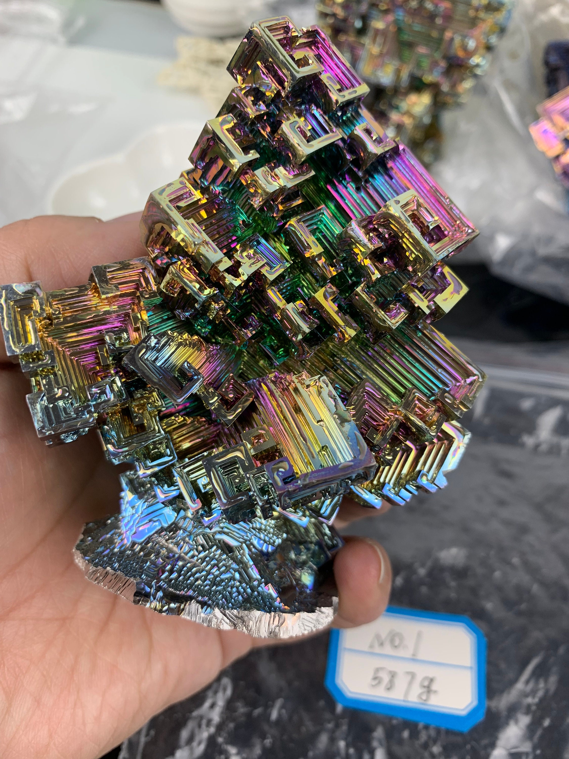 Pure Bismuth Crystal