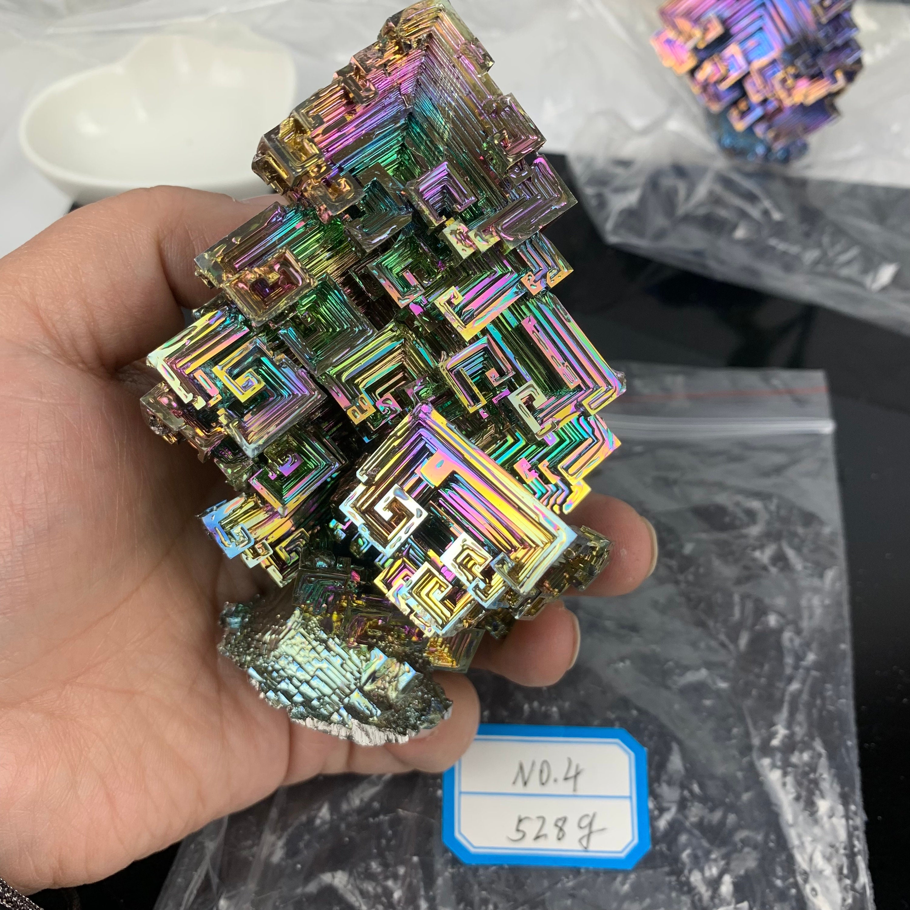 Breaking Visual Boundaries - Exquisite Bismuth Crystal Decoration for ...