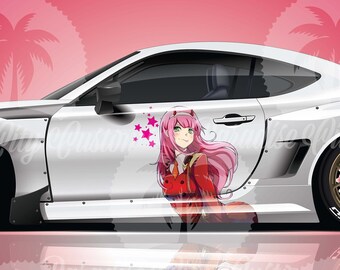 Anime Side Decal | Etsy