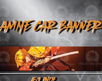 Windshield Banner Anime - Etsy