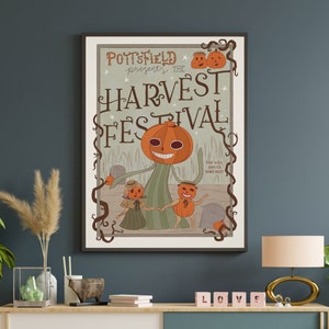 Pottsfield Harvest Festival Poster || Digital Download | Over the ...