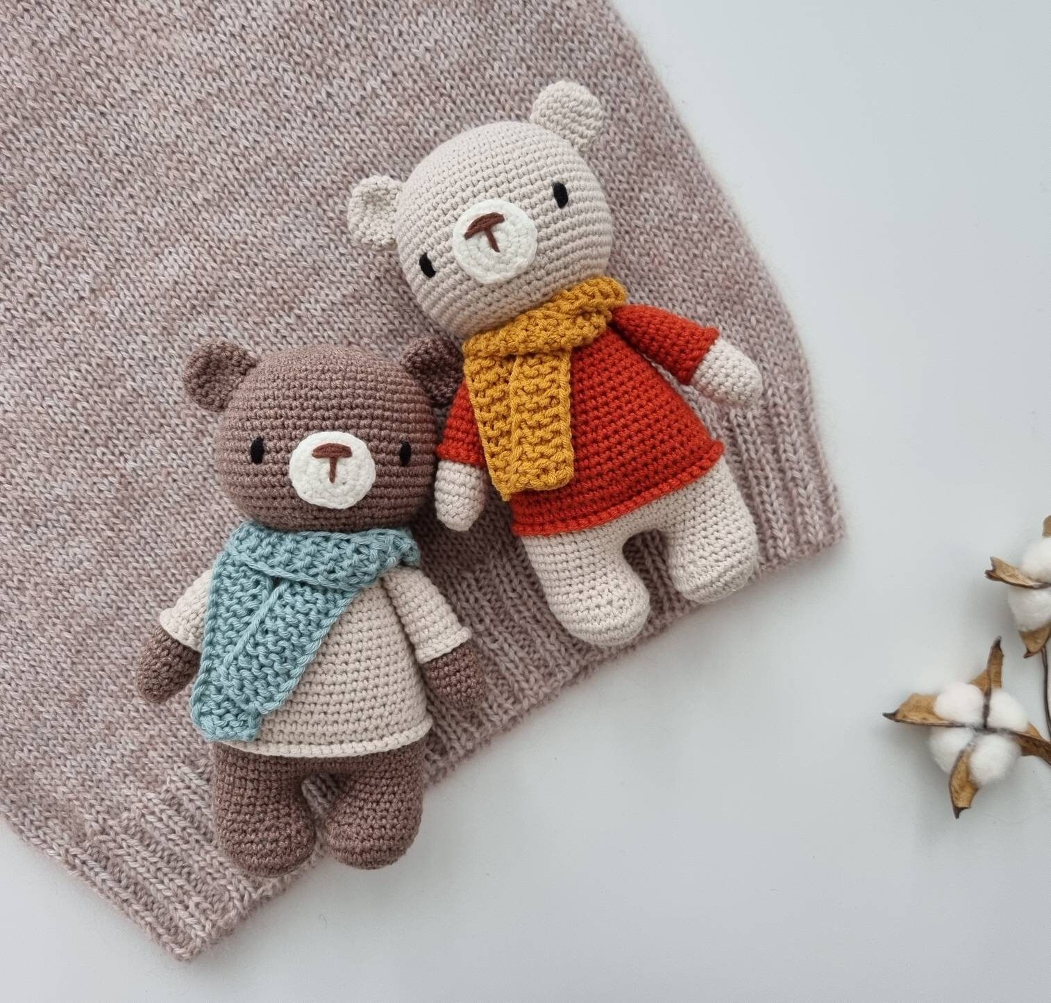 Cuddle Crochet Bear, Baby Amigurumi Teddy Bear, Cuddle Soft Toy ...