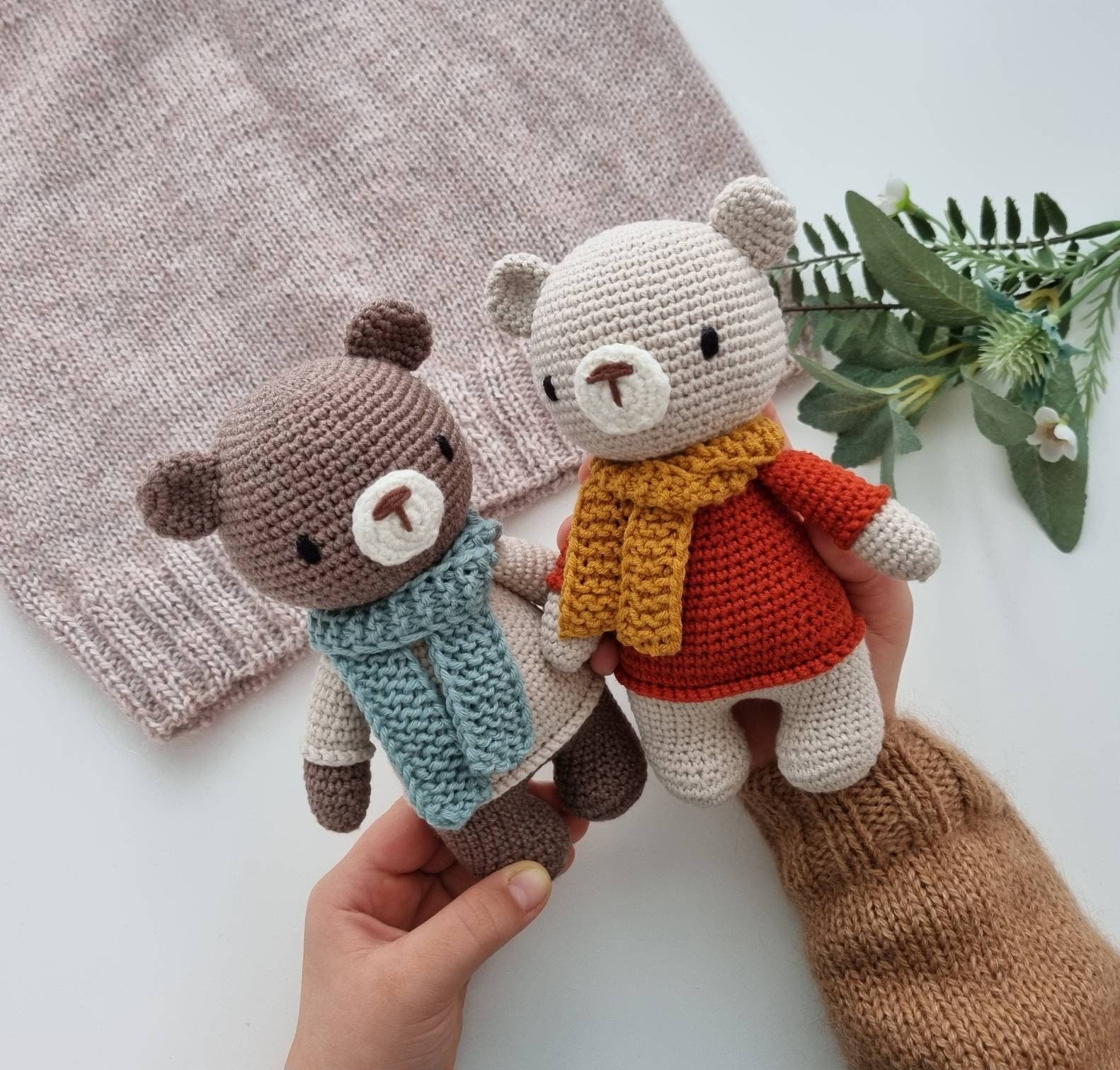 Cuddle Crochet Bear, Baby Amigurumi Teddy Bear, Cuddle Soft Toy ...