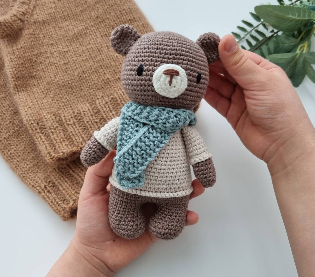 Amigurumi Teddy Bear, Cuddle Crochet Bear, Baby Teddy Bear, Cuddle Soft ...