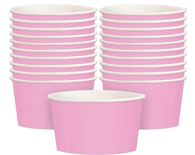 Pink Snack Treat Cups | Party Essentials | Birthday Party Decor ...