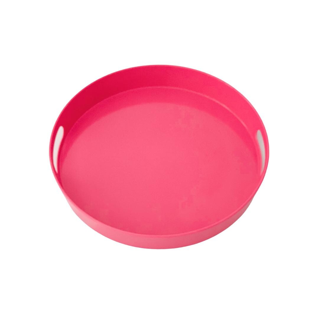 Hot Pink Party Serving Tray | Modern Decorative Melamine Tray With ...