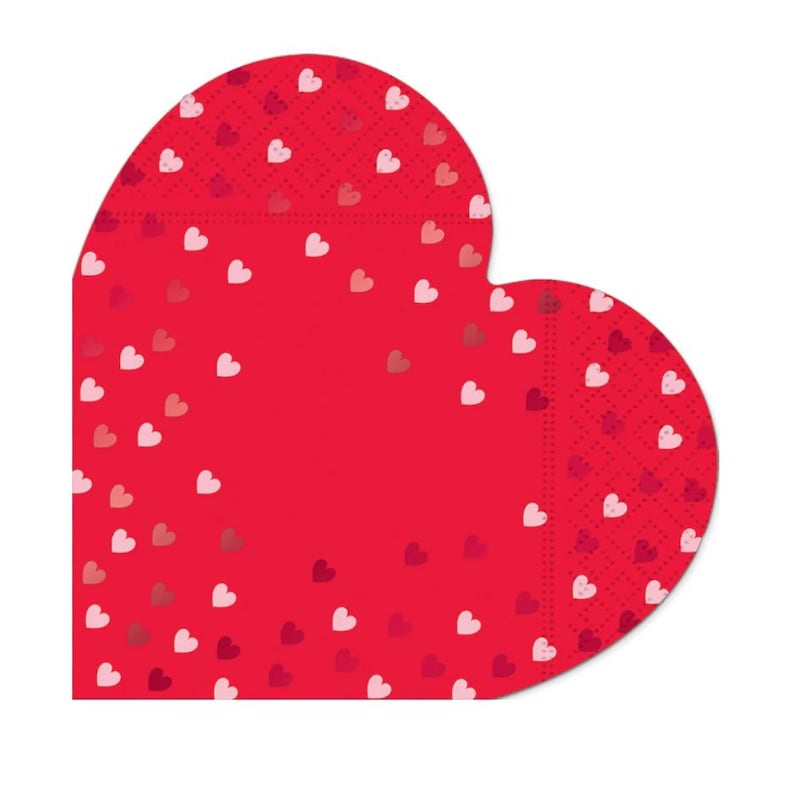 Valentine Napkin Pack - Etsy