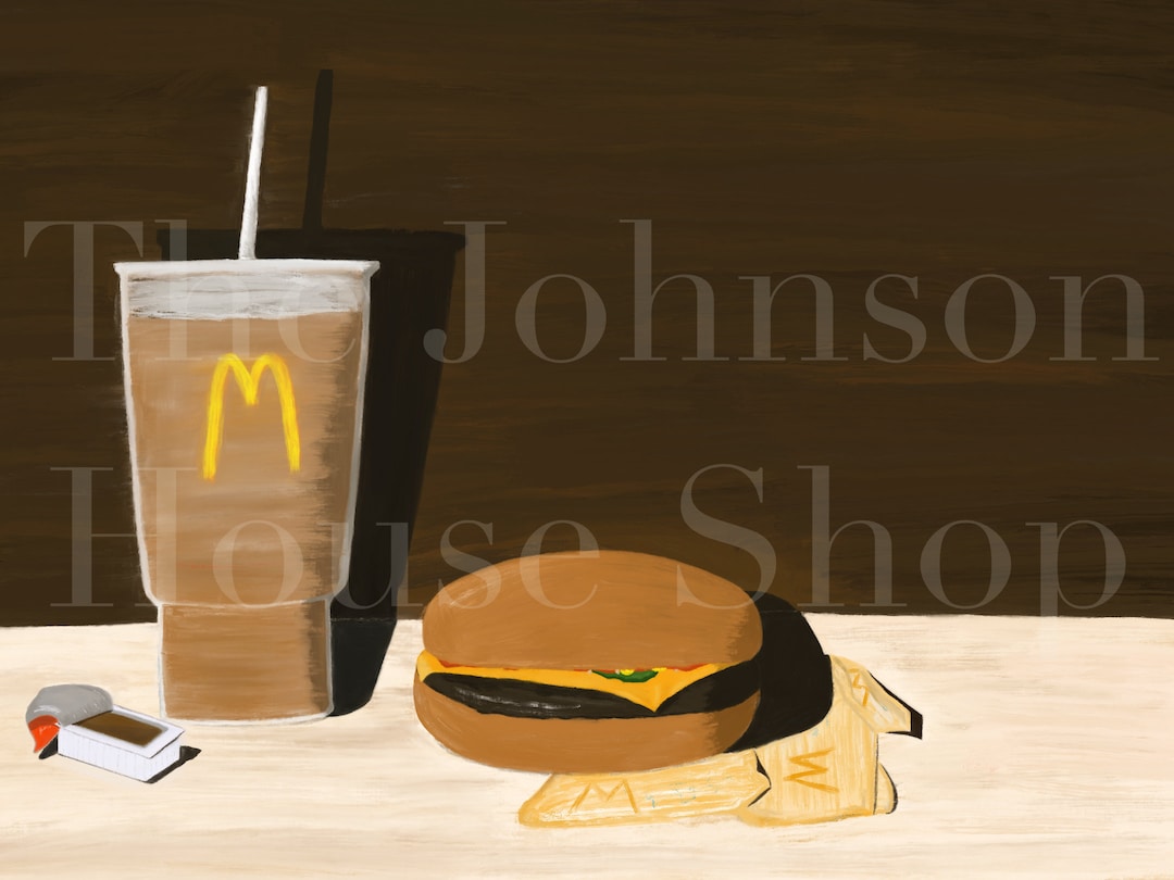 Mcdonalds Fast Food Still Life Art Prints Giclee - Etsy