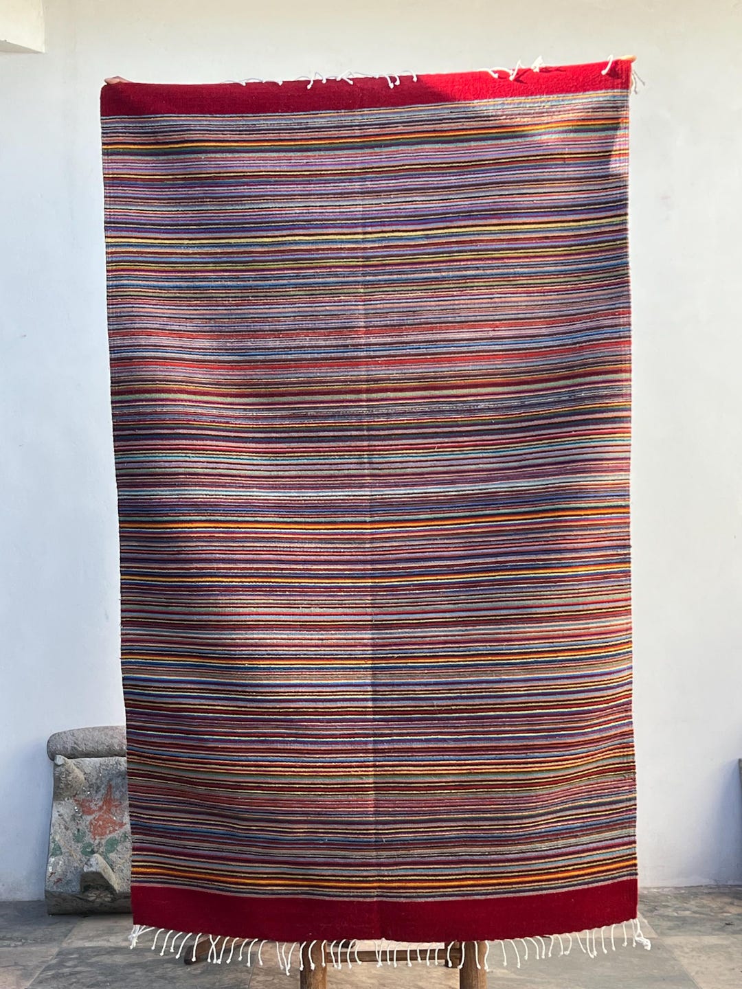 Mil Rayas Rug / Authentic Zapotec Rug / Immediate Shipping/ Unique ...