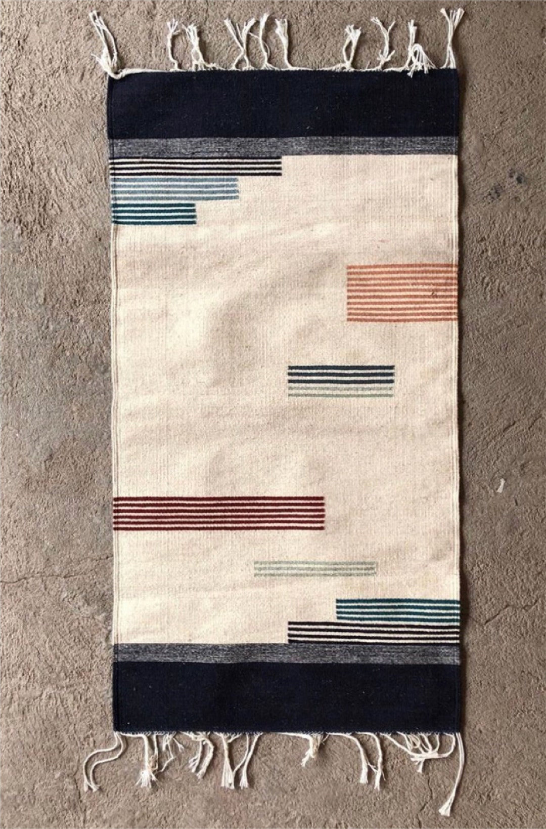 ALAZÁN Rug / Beautiful Pedal-loom Rug From Oaxaca / 100% Merino Sheep ...