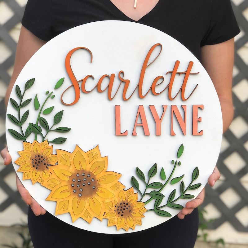 Sunflower Signs - Etsy