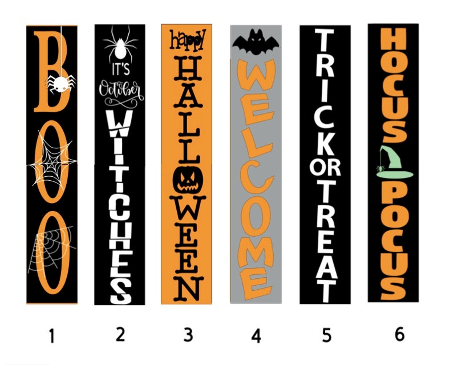 Fall Halloween Thanksgiving Christmas Porch Signs Decor - Etsy