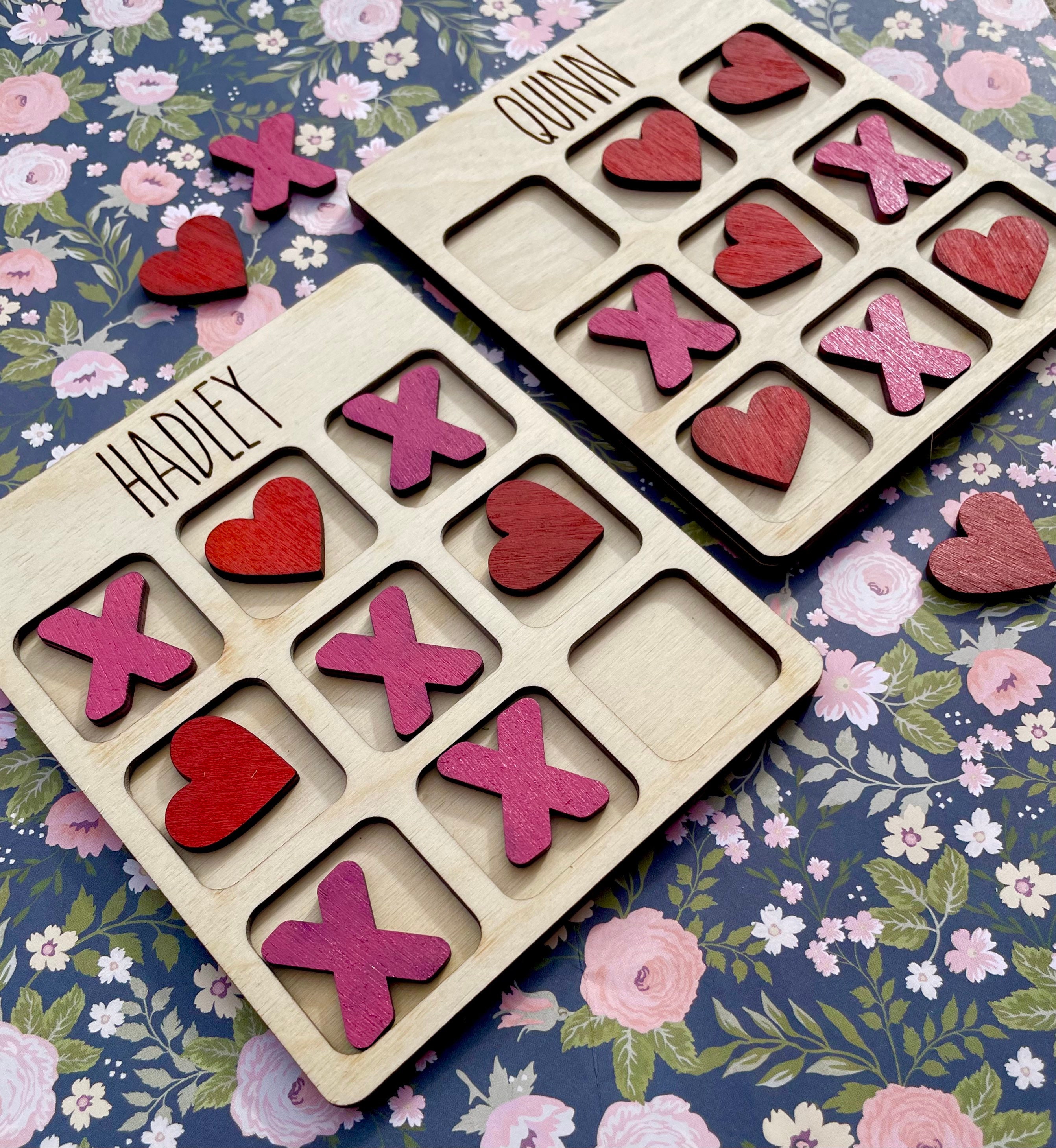 Valentines Day Tic Tac Toe Valentine Basket Kids Toddler - Etsy