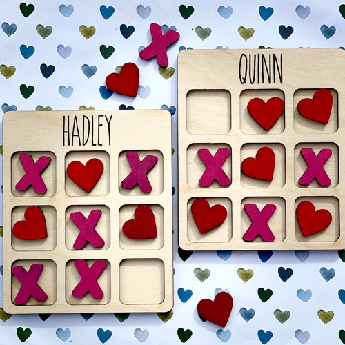 Tic Tac Toe Valentine Valentines Day Gift for Kids - Etsy