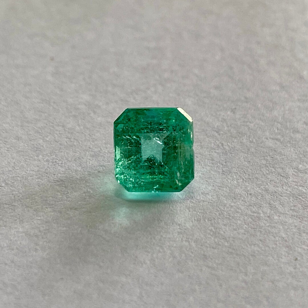 Natural Emerald , 2.10 Carats ,colombian Color Eye Clean Emerald , 7.1 ...